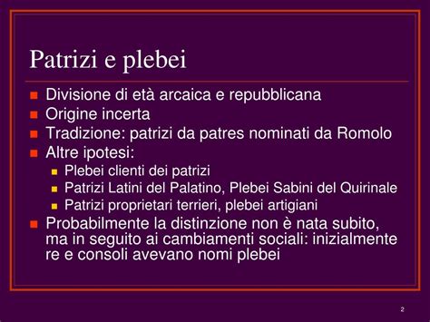 Ppt Conflitto Tra Patrizi E Plebei Powerpoint Presentation Free
