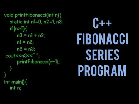 Fibonacci Series C Program C Program Of Fibonacci Series C Programming YouTube