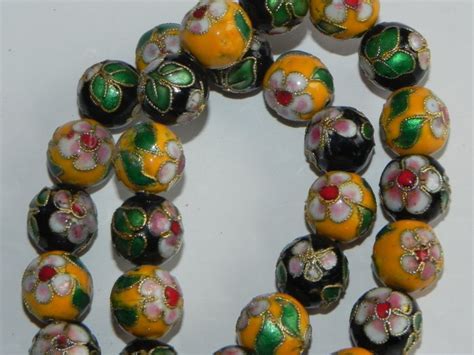 Cloisonne Bead Necklace Bronze China Vintage Catawiki