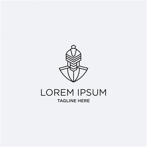 Logo Lorem Ipsum Slogan Qui Design Art Template Vettore Premium