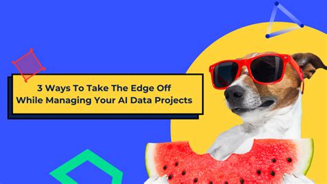 3 Ways To Take The Edge Off While Managing Your Ai Development Projects