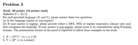 Solved Problem 3total 20 ﻿points 10 ﻿points Eachalphabet