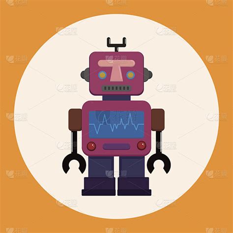 机器人主题元素
