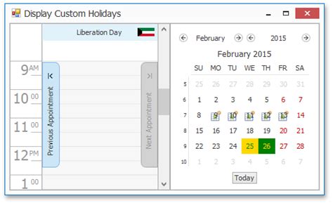 github devexpress examples winforms scheduler country specific work week holidays customize