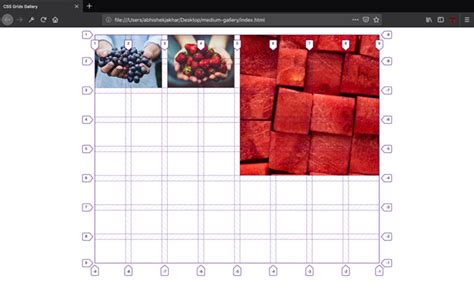 Как создается с помощью Css Grid галерея изображений для сайта