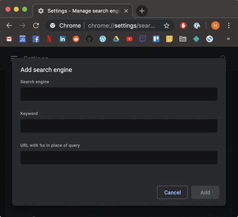 Custom Search Engine Shortcuts Hunter Watson