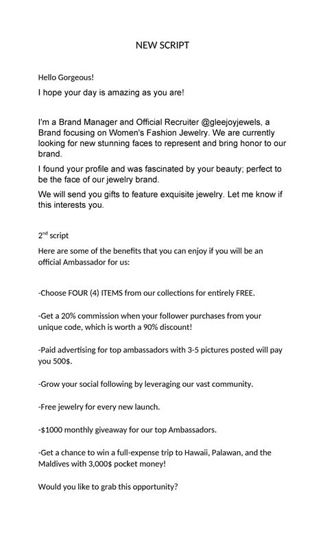 Alorraascript Customer Script Sample New Script Hello Gorgeous I