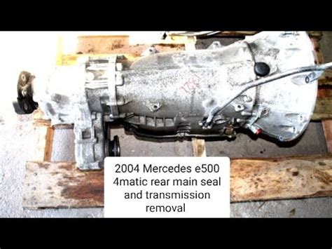 Mercedes E500 4matic Transmission Removal Youtube