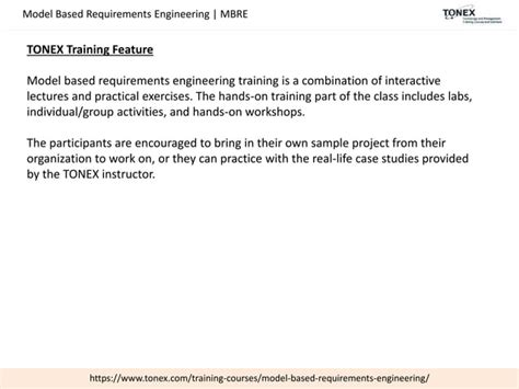 Model Based Requirements Engineering Mbre Ppt
