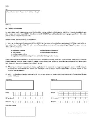 Consent Authorization Form Individual Ctos Fill And Sign Printable Template Online