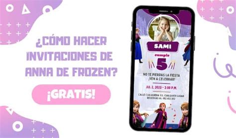 Invitaciones De Anna Para【editar Gratis】 Invita Jass