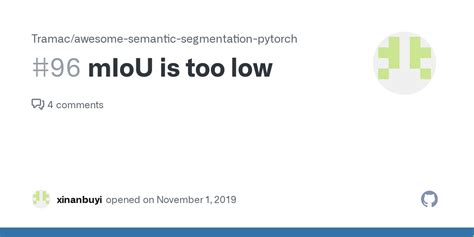 Miou Is Too Low · Issue 96 · Tramacawesome Semantic Segmentation Pytorch · Github