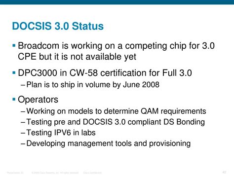 PPT DOCSIS Overview PowerPoint Presentation Free Download ID