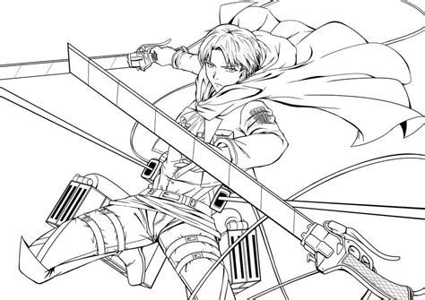 Fise De Colorat Cu Captainlevi Ackerman Fighting Descărcați Imprimați Sau Colorați Online Gratuit
