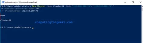 Configure Windows Server 2022 Failover Clustering Wsfc