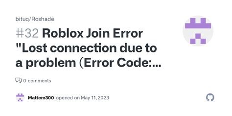 Roblox Join Error Lost Connection Due To A Problem Error Code 272 Because Of The 32 Bit