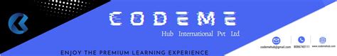 Codeme Hub International Pvt Ltd On Linkedin Codemehub Coding