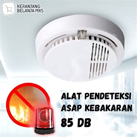 Jual Detektor Asap Smoke Detector Alat Pendeteksi Kebakaran Sensor
