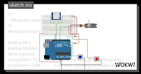 Sensor Pir Wokwi Esp32 Stm32 Arduino Simulator