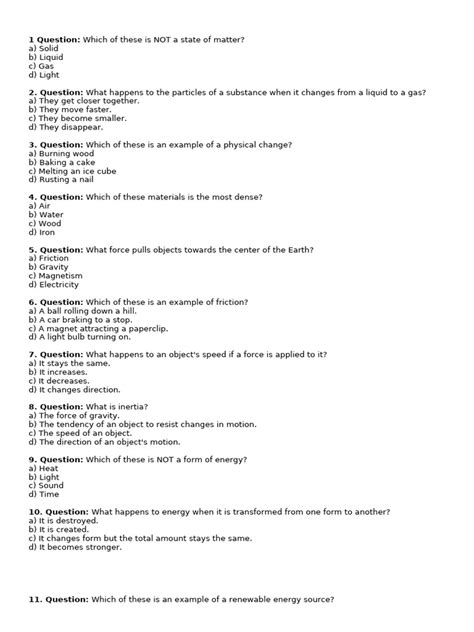 Science 5 Quiz Bee Pdf Earth Plants