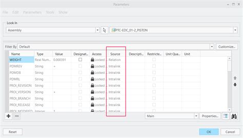 Cs329379 Is There Any Api To Get The Source Value In Parameters Dialog In Creo Parametric