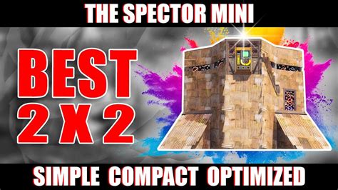 The Best 2x2 Base Design In Rust Rust Base Building 2022 Youtube