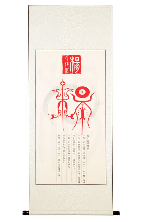杨氏家族的文化始祖姓氏图腾画谱 堆糖美图壁纸兴趣社区