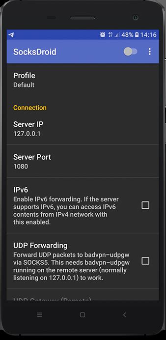 Residential Proxies For Socksdroid Connecting Tutorial Dataimpulse