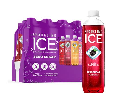 Sparkling Ice Purple Variety Pack Flavored Water Zero Sugar With