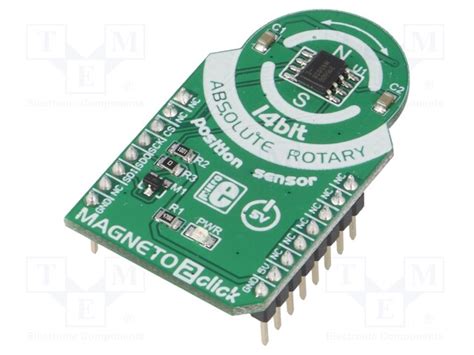 Magneto 2 Click Mikroe Click Board Prototype Board Comp Mlx90316 5vdc Mikroe 1938 Tme