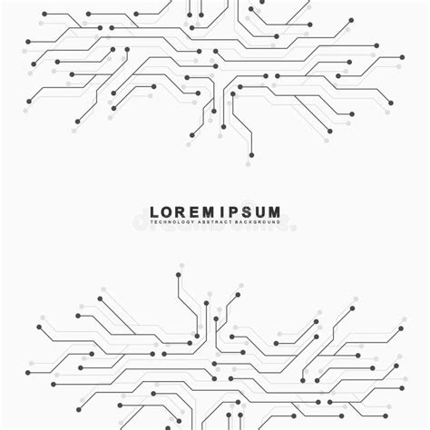 Circuit Board Digital Abstract Background Motherboard Technology Texture Design Stock