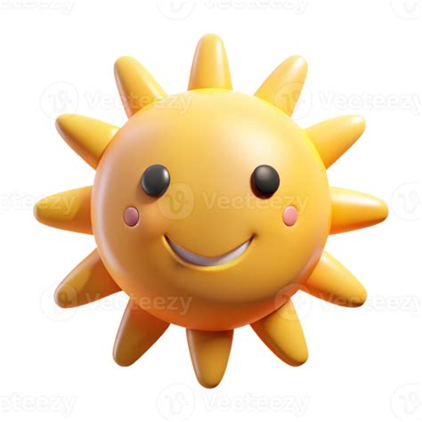 Glorious Romantic Gothic Smiling Sun With Triangular Rays Clean Lines Flat Color Minimal