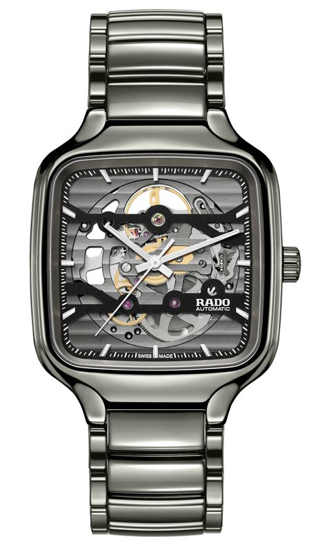 True Square Automatic Skeleton Unisex Plasma High Tech Ceramic Watch