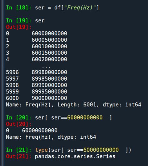 Python如何確保只有單欄資料的變數其型態是 Pandasseries 而非單欄的dataframe Pandas