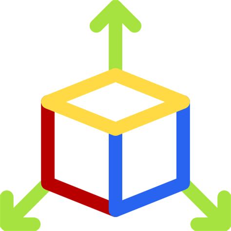 Cube Basic Rounded Lineal Color Icon
