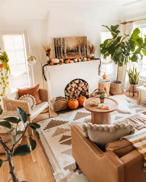 Cozy Living Rooms Fall Colors 30 Fall Decorating Ideas For A Cozy