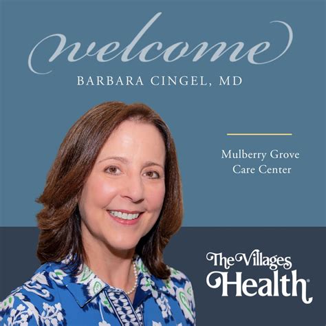 The Villages Barbara Cingel M D Graduated From Wayne State University And Completed Her
