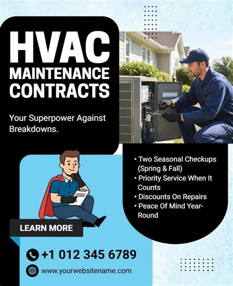 Hvac Flyer Templates For Services Hiring And Seasonal Promotions