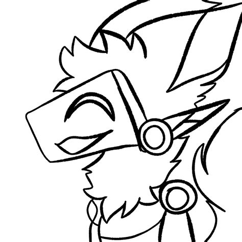 Animated Icon Protogen Base On Toyhouse