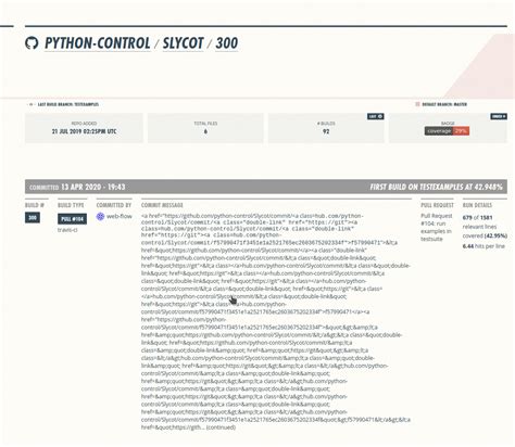 Coveralls Not Reporting Increase · Issue 106 · Python Controlslycot