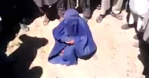 woman executed with ak 47 by taliban chief seconds after kangaroo court