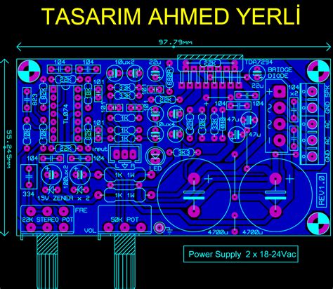 Layout Power Subwoofer Gudang Skema