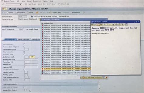Customer Can Not Be Mapped As It Does Not Have Sales Area