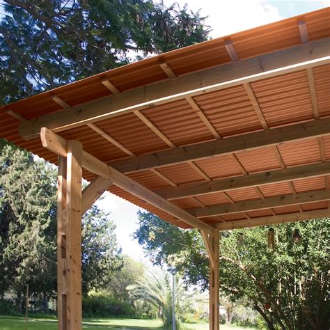 Suntop Suntop 2 Ft X 8 Ft Corrugated Sedona Brick Polycarbonate Plastic