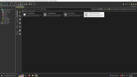 Making A Custom Dimension Causes Experimental Features Warning To Pop