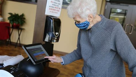 How We Keep You Safe Accushield Kiosk St Monicas Senior Living