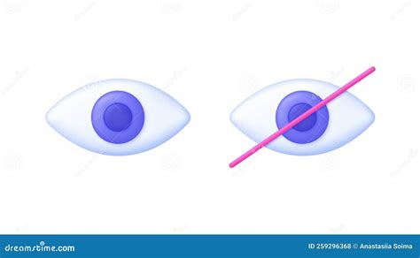 Hide Show Password Eye Icon Field Text Vector Or Hidden Invisible And