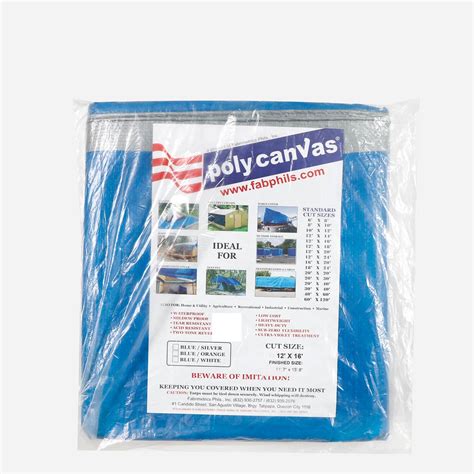 Fabphils Polycanvas Tarpaulin 12x16 Ft Ahpi