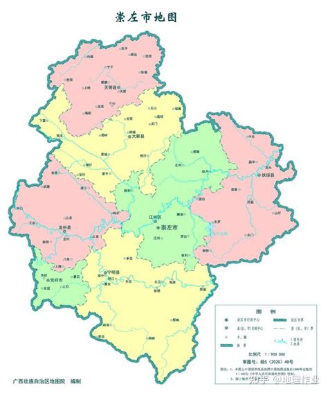 广西省地图广西省各城市地图 知乎