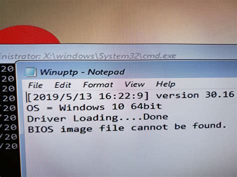 Error Flashing Bios From Winpe 64 Bit English Community